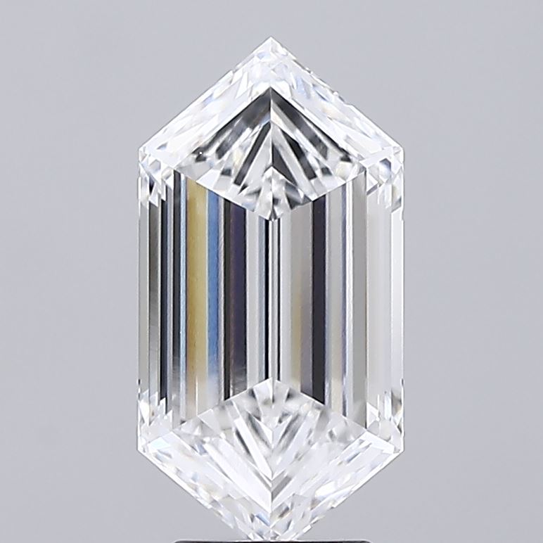 3.94 Carat Elongated Hexagon GIA Certified Lab Grown Diamond